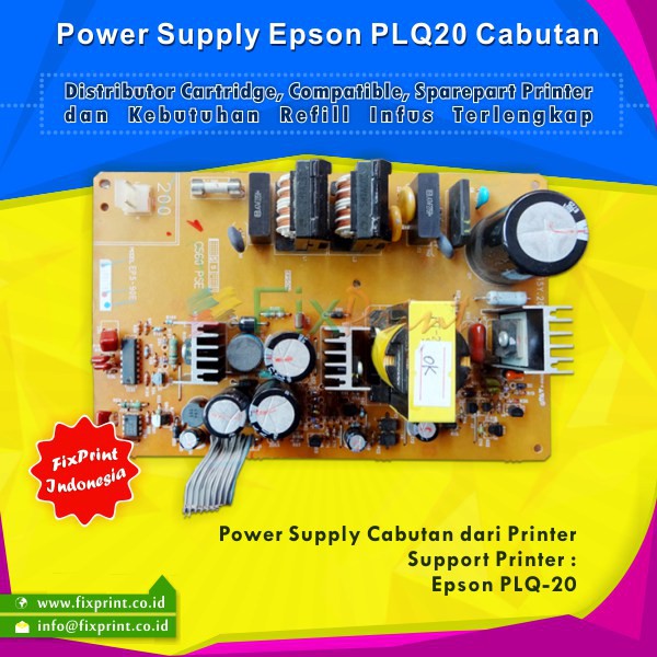 Jual Power Supply Unit Epson PLQ20 PLQ22 PLQ-20 PSU Adaptor Printer Dox ...
