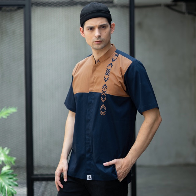 Jual BAJU KOKO ALACHWAN (AL-ACHWAN) DIRDA NAVY available jumbo size ...