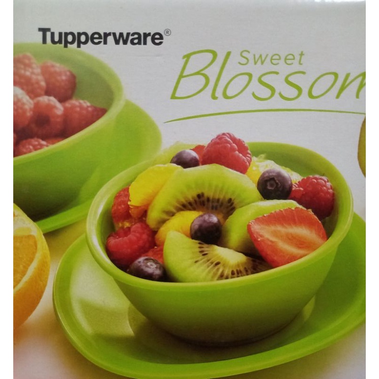 Jual Tupperware Sweet Blossom (tempat sop buah/es krim/puding) | Shopee ...