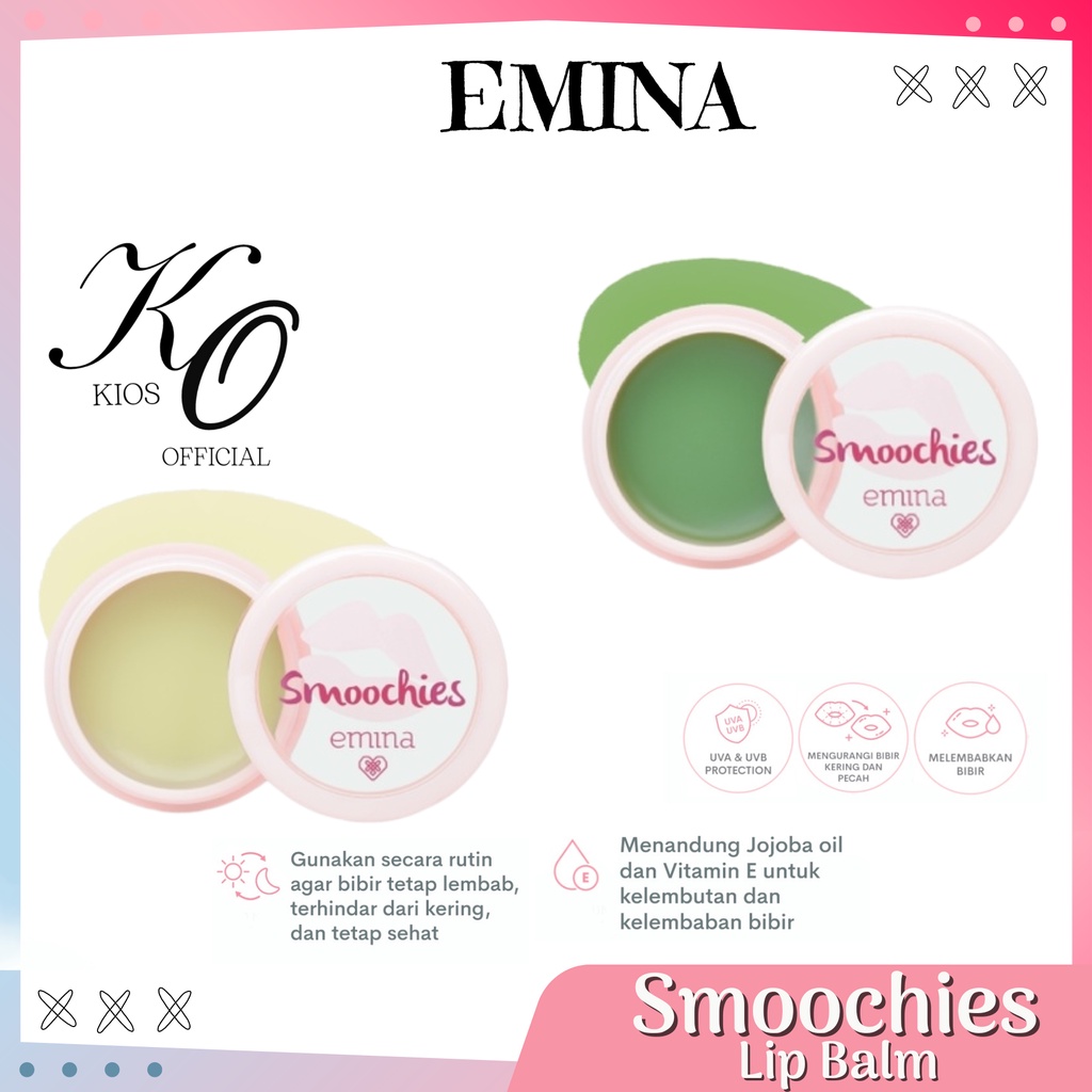 Jual Emina Smoochies Lip Balm 3.7g | Pelembab Bibir | Shopee Indonesia