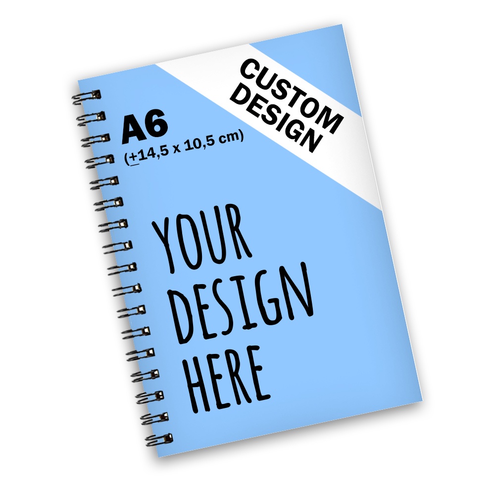 Jual Notebook Mini A6 Custom Spiral | Shopee Indonesia