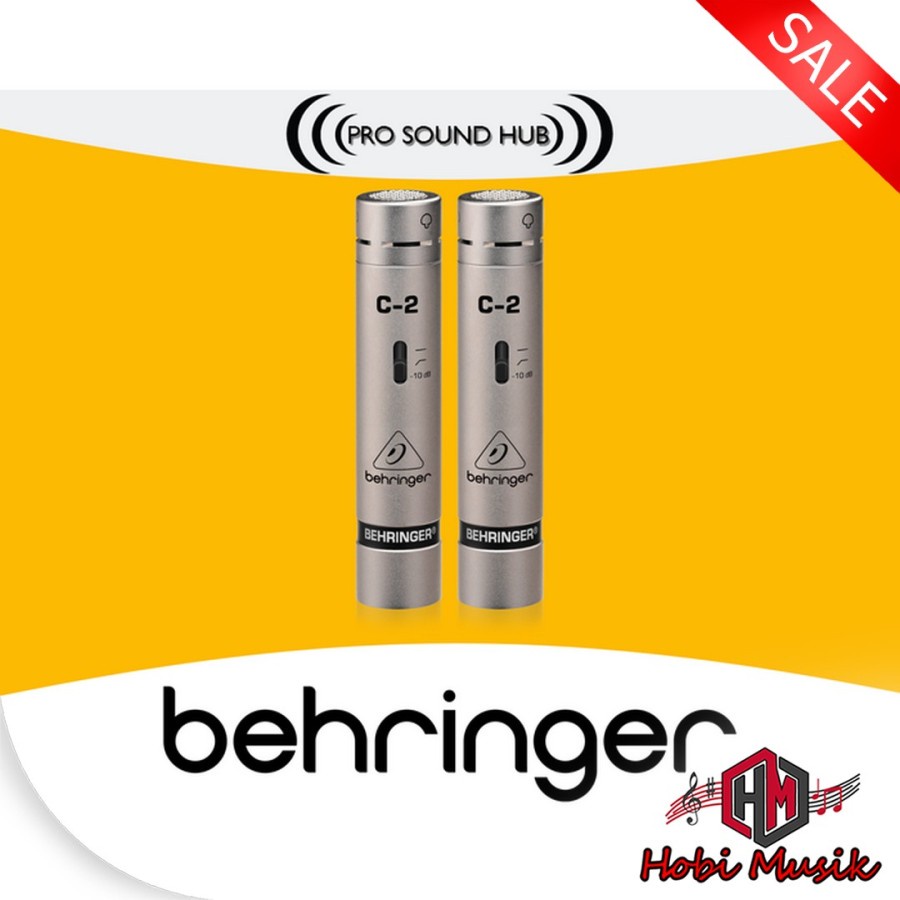 Jual Microphone Condenser Behringer C2 Dengan 2 Microphone Super High ...