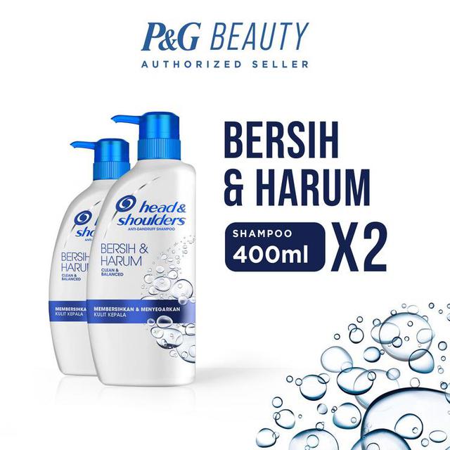 Jual Head & Shoulders Shampoo Clean and Balanced 400ml Paket Isi 2 [P&G] | Shopee Indonesia