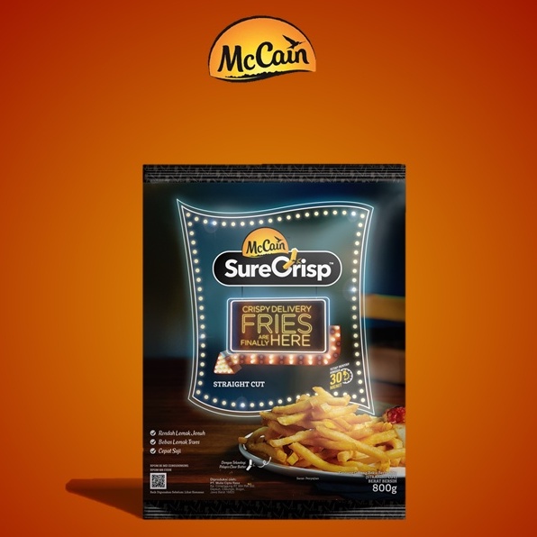 Jual Kentang McCain SureCrisp 9/9 Straight Cut Original Pack (800Gr) JB | Shopee Indonesia