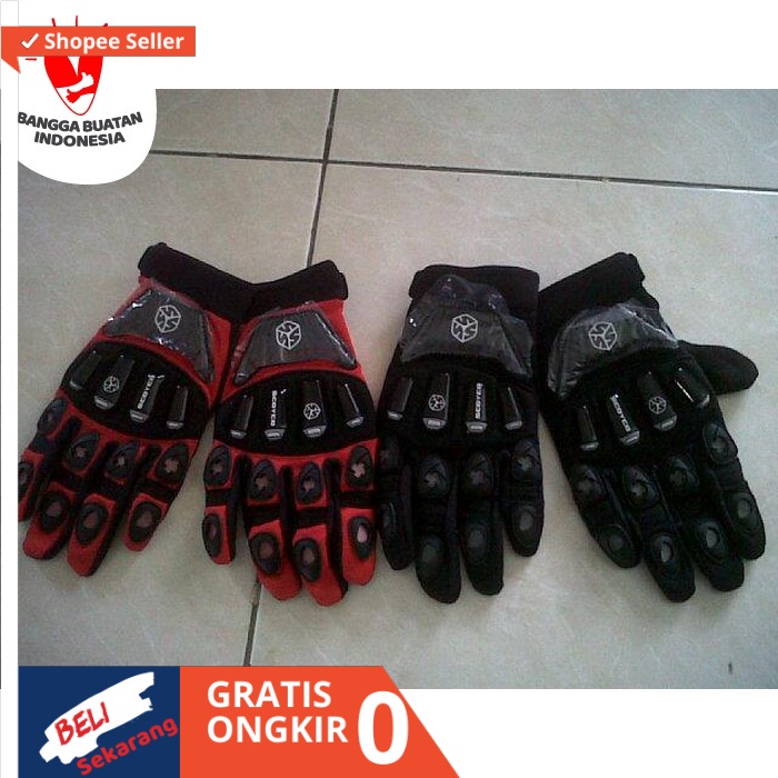 Jual Sarung tangan SCOYCO MX-14 Murah [Original + High Quality] - Hitam ...