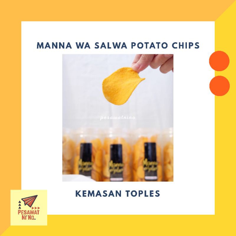 Jual Salted Egg Potato Chips - Keripik Kentang Manna Wa Salwa | Shopee ...