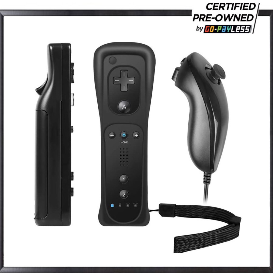 Jual Nintendo WiiU / Wii Remote (Wiimote) Motion Plus + Nunchuck (BARU ...