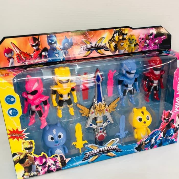 Jual NS1032 Mainan Robot Mini Force X Senjata Power Ranger 988B6 ...