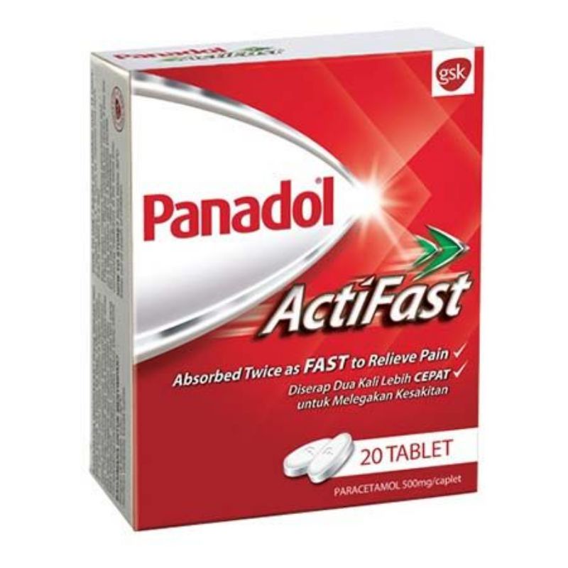 Jual Panadol Actifast Acti Fast Soluble Extend Panaflex Caplet Coated ...