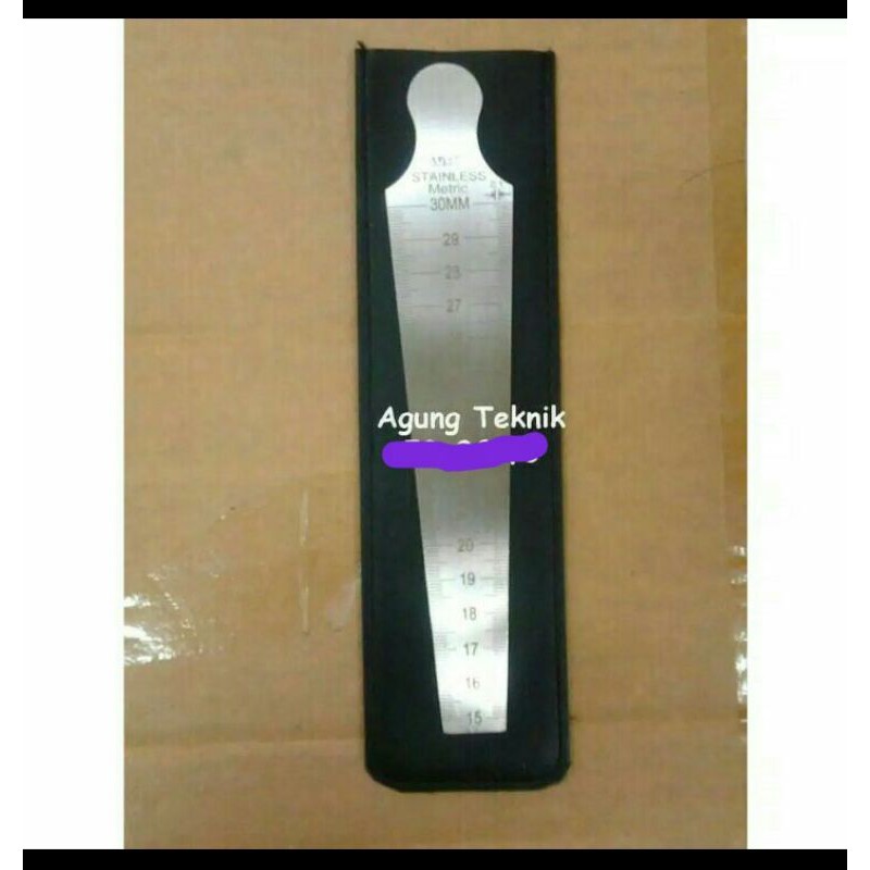 Jual Taper Gauge 15 - 30 mm 15-30mm / Alat ukur las | Shopee Indonesia