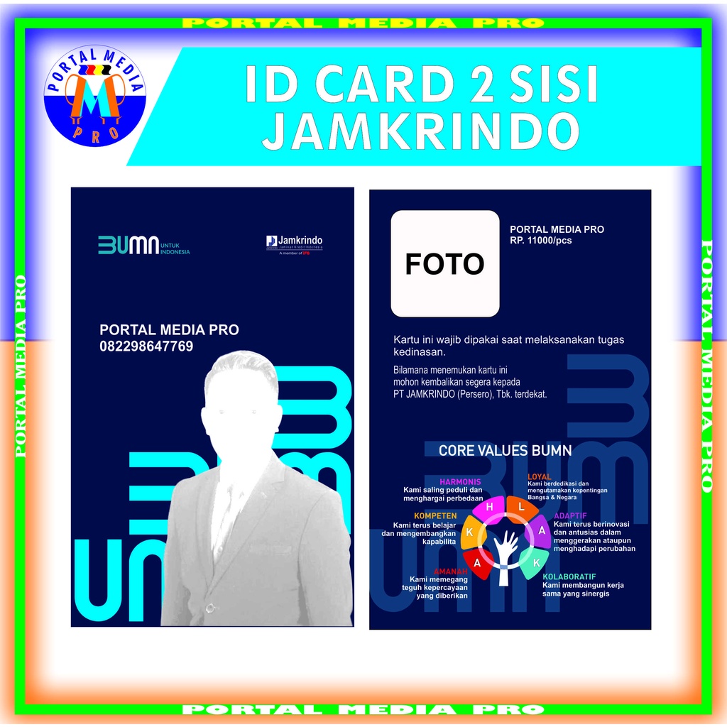 Jual ID Card jamkrindo bumn | Shopee Indonesia