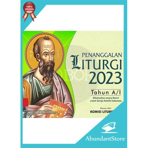 Jual Buku Penanggalan Liturgi 2023 - Komisi Liturgi KWI Kalender liturgi | Shopee Indonesia
