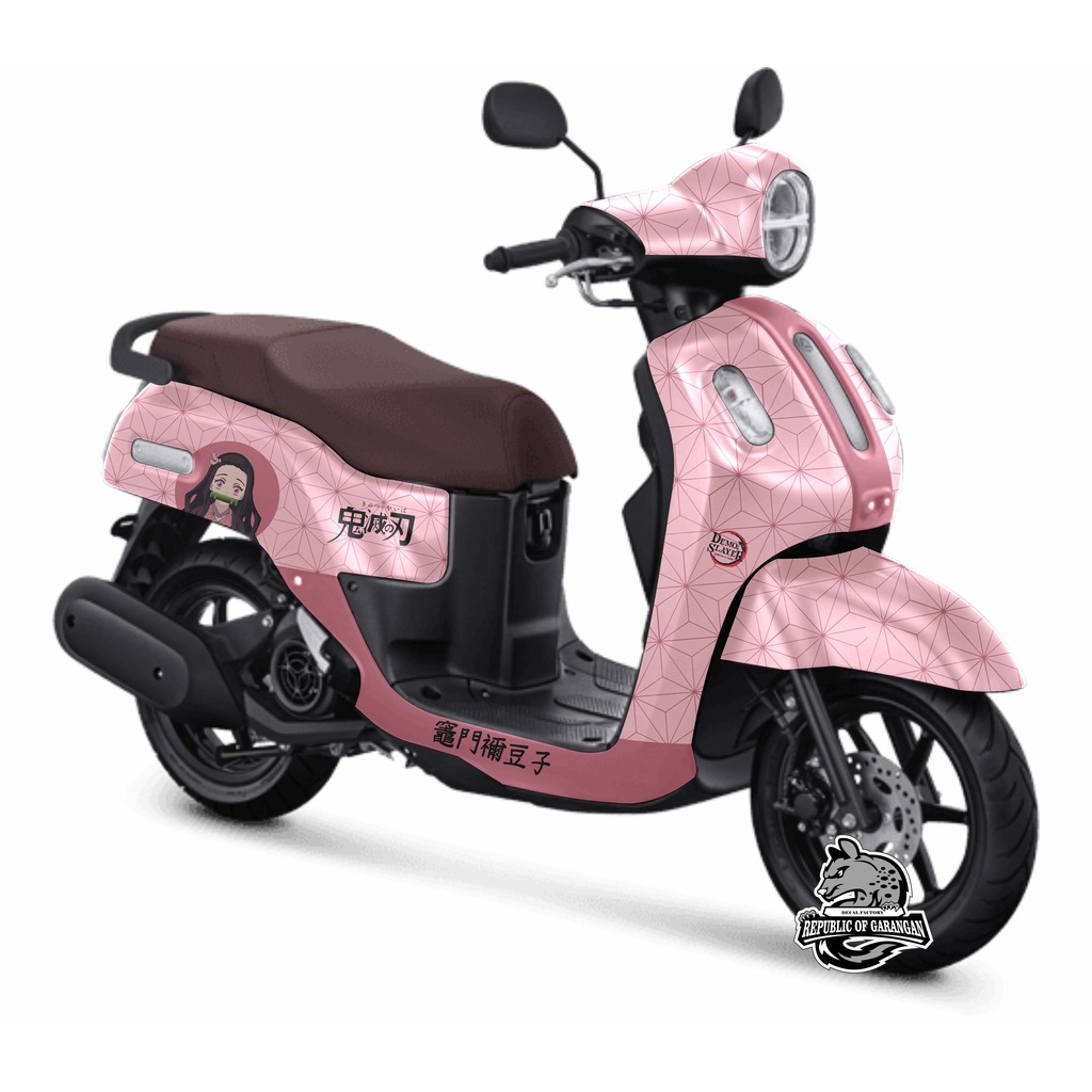 Jual Decal FAZZIO Stiker Fullbody YAMAHA FAZZIO 2022 demons slayer 1 ...