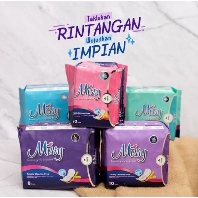 Jual FREE POUCH Pembalut anti bocor missy / Missy Day / Missy Night ...