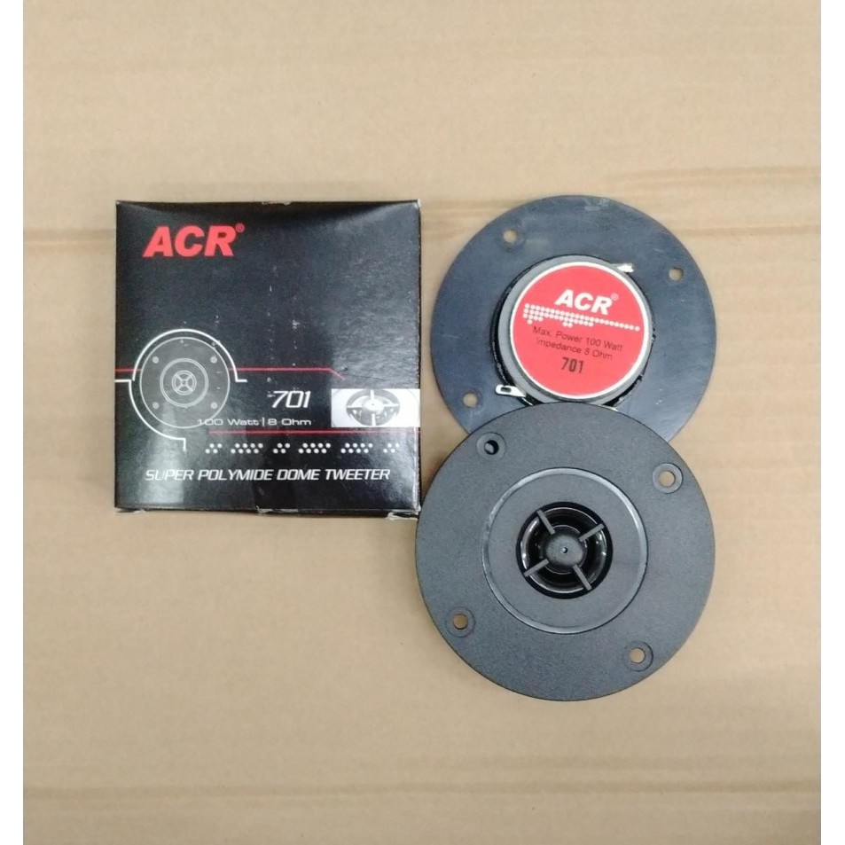 Jual Tweeter ACR 701 - Super Polymide Dome Tweeter 100 Watt | Shopee ...