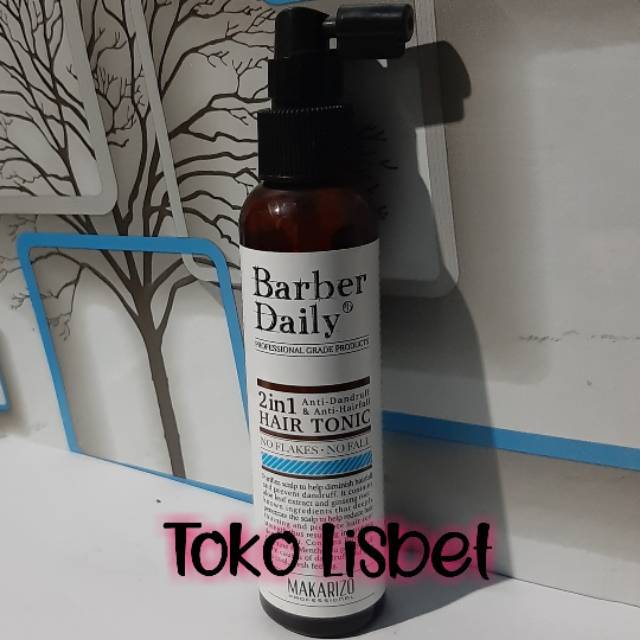 Jual Makarizo Barber Daily Hair tonic 2 in 1 150ml | Shopee Indonesia