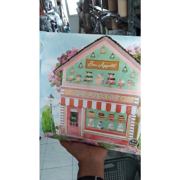 Jual box kue bon appetit 25cm t18cm kotak kue tart cake box 25cm ...