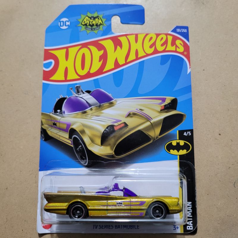 Jual HOT WHEELS TV SERIES BATMOBILE / BATMAN [ GOLD ] | Shopee Indonesia