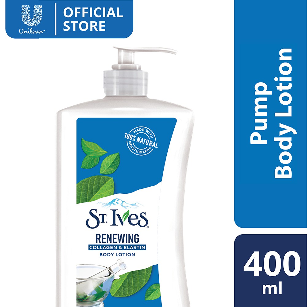 Jual St. Ives Body Lotion RENEWING Collagen & Elastin 400ml - 100% ...