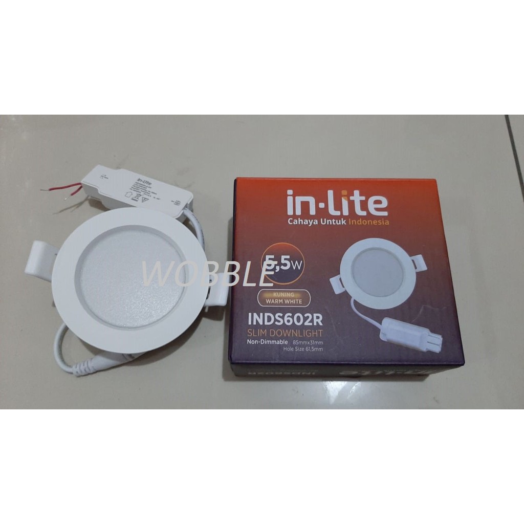 Jual LAMPU DOWNLIGHT LED PANEL IN LITE INLITE COB SLIM 5,5W 5.5 W 5 ...