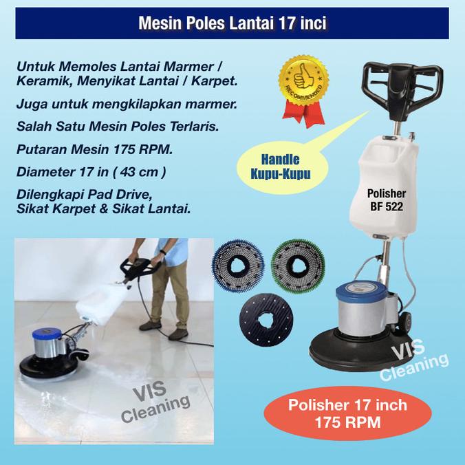 Jual Polisher 17 Inch 175 Rpm Bf522 (Mesin Poles Lantai) | Shopee Indonesia