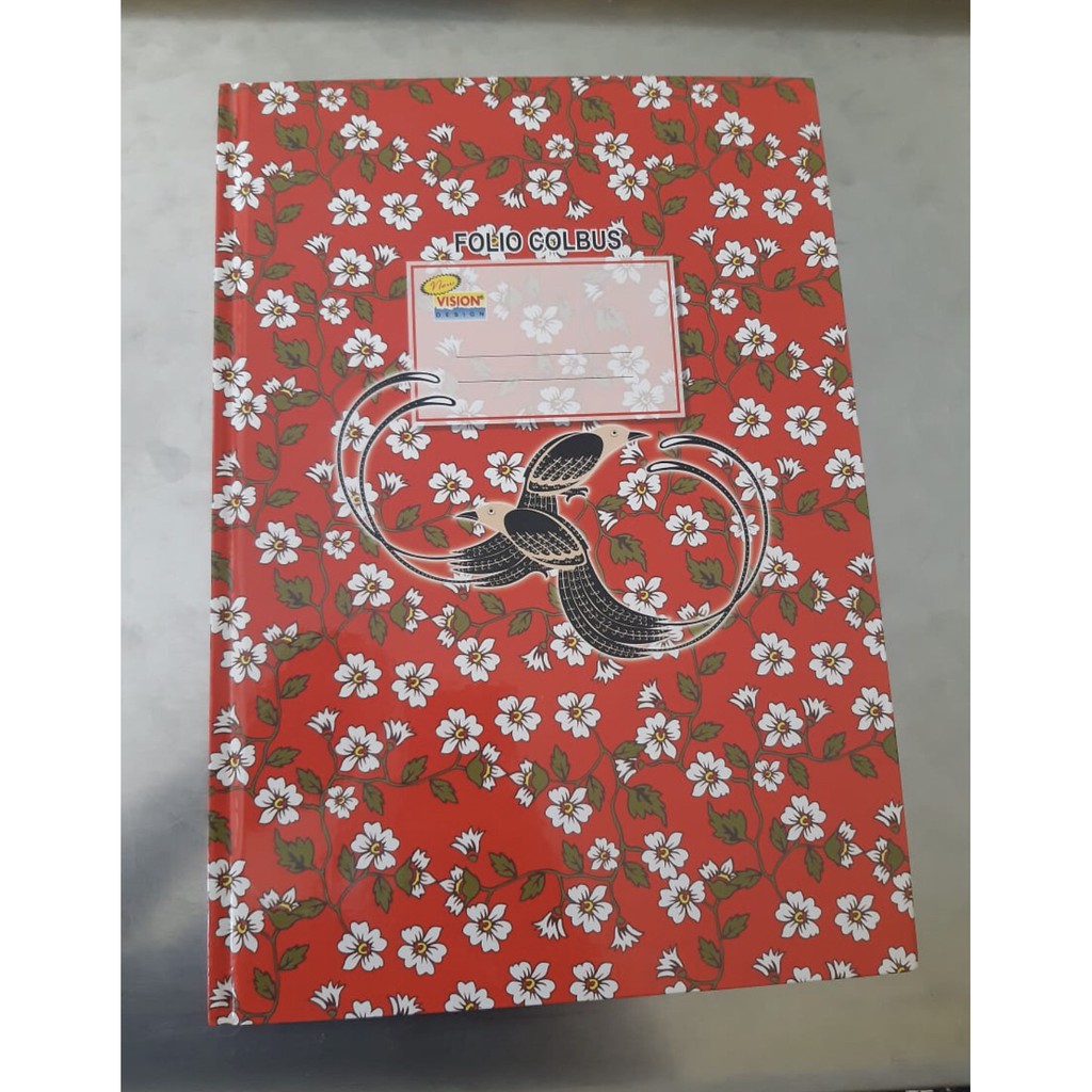 Jual Buku Folio Vision Isi 100 Lembar (31x21.5cm)/Hard Cover/Buku Tulis ...