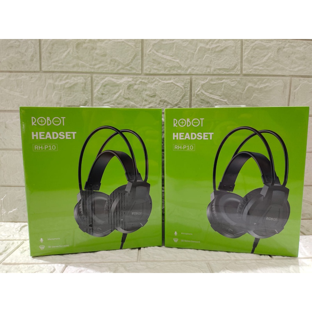 Jual HEADSET ROBOT RH-P10 Jack Audio 3,5mm Padded Lightweight Wired ...