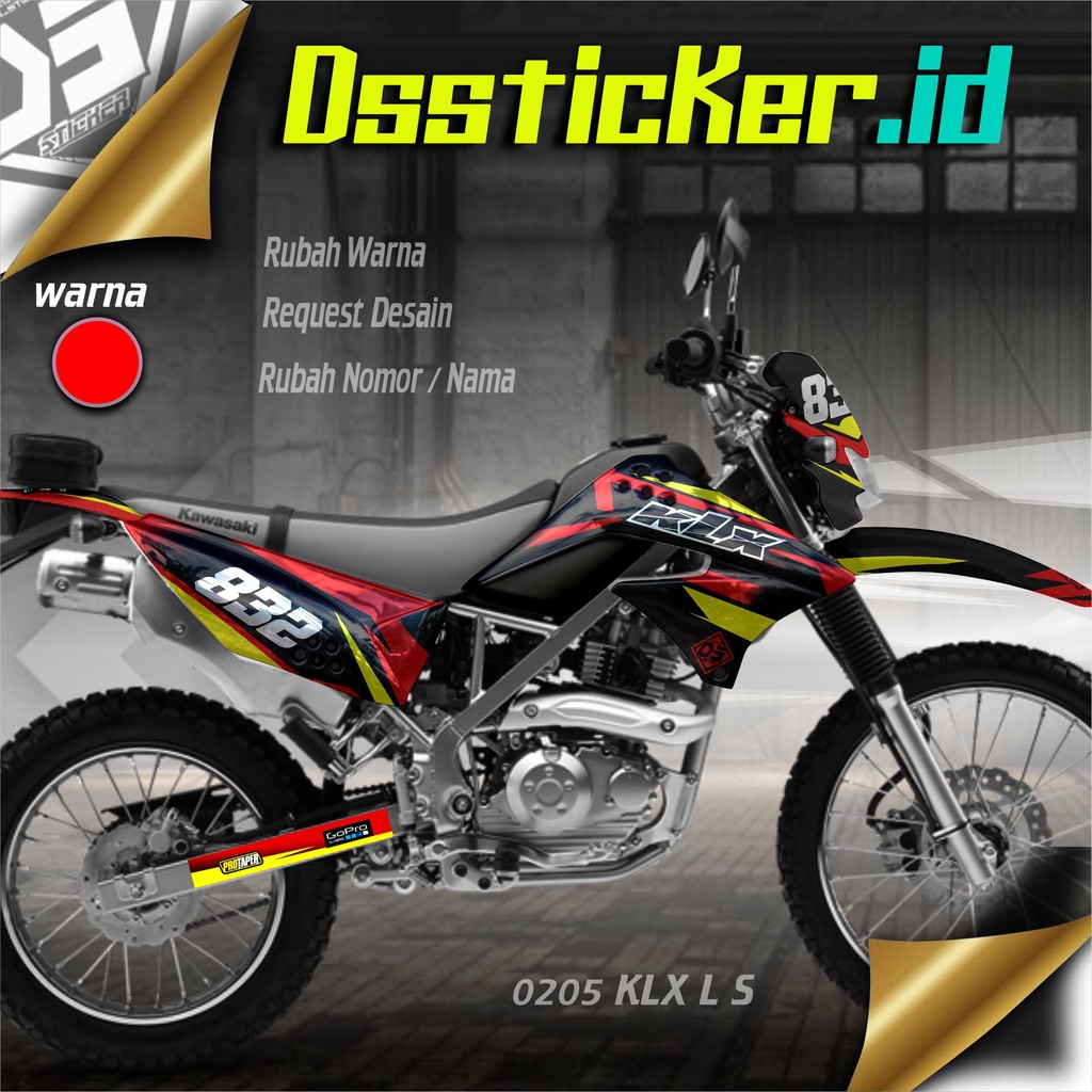 Jual 0205 Decal Sticker Stiker KLX 150 L Grafik | Shopee Indonesia