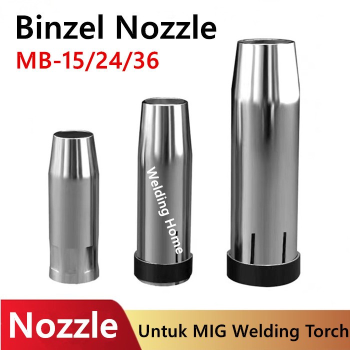 Jual 5pcs MB15 MB24 MB36 Nozzle Nozle Nosel CO2 MIG Las Welding Torch ...