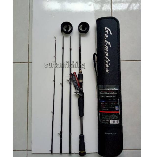 Jual Joran Travel Rod Major Craft GO EMOTION GEC 664M | Travel Rod | Joran Sambung 4 | Shopee ...