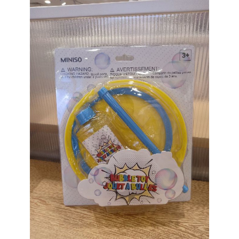 Jual Miniso Bubble gun mainan gelembung air | Shopee Indonesia