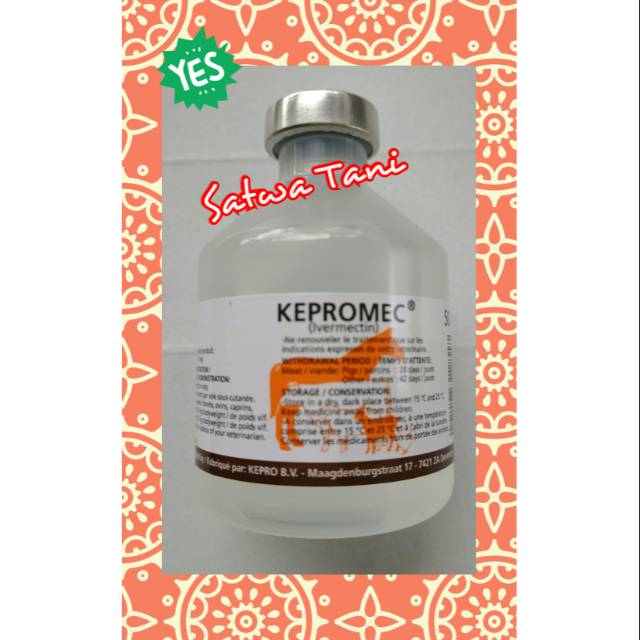 Jual Kepromec (ivemectin injeksi) 50 ml | Shopee Indonesia