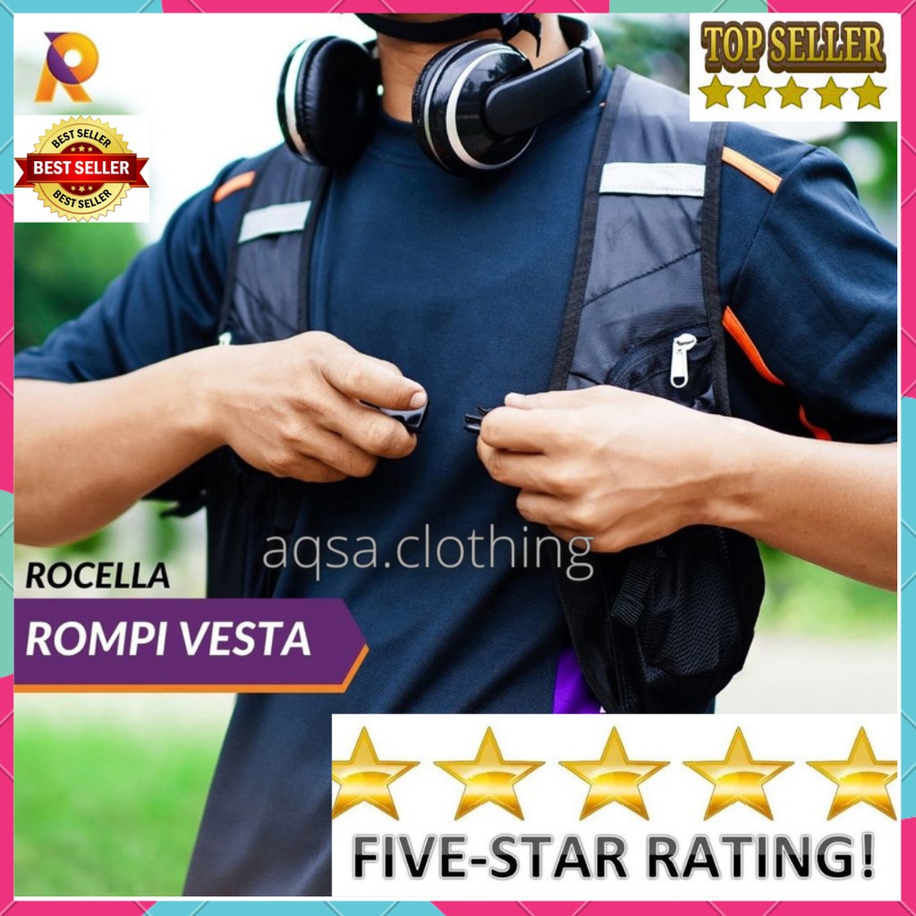 Jual Rompi Lari//Rompi Sepeda//Rompi Running Cardio//Rompi Jogging ...