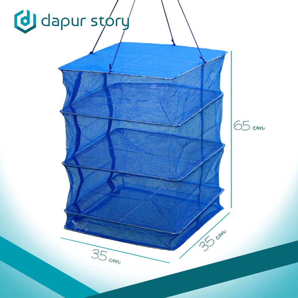 Jual Rak Pengering Jemur Makanan Anti Serangga Jaring Nylon 4 Layer ...