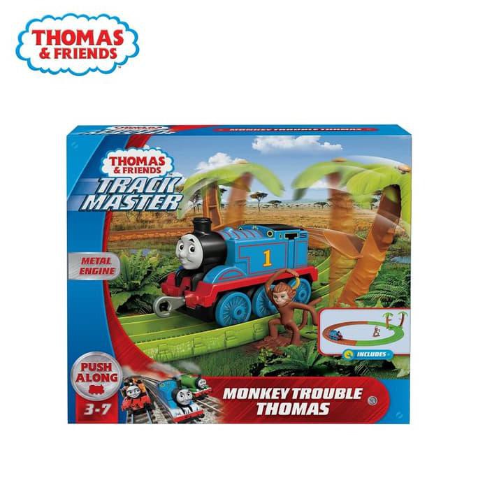 Jual Track lintas thomas train monkey trouble track master metal engine ...