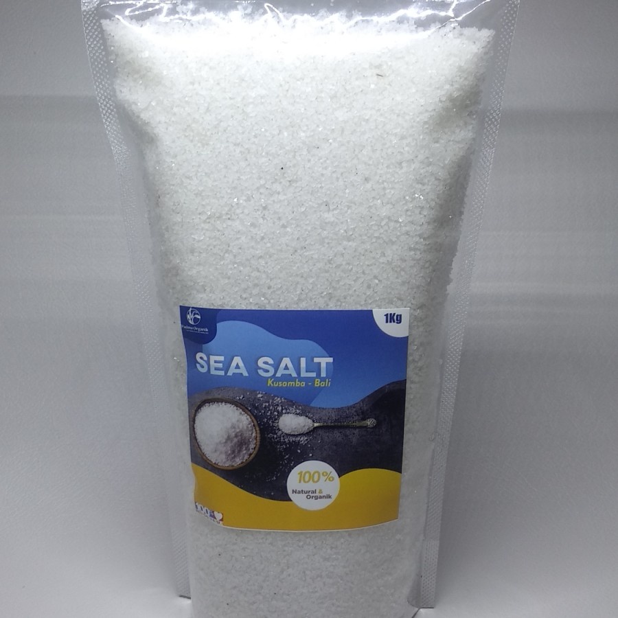 Jual Kusamba Sea Salt Garam Laut Bali KEMASAN 1 KG | Shopee Indonesia