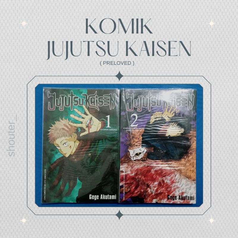 Jual KOMIK JUJUTSU KAISEN vol 1 & 2 (PRELOVED) | Shopee Indonesia