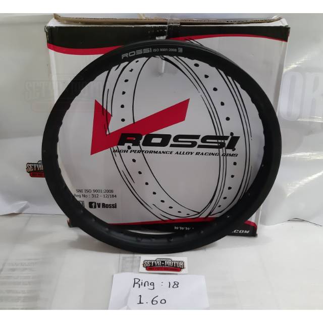 Jual Velg Rossi Ring 18 160 Hitam Doff | Shopee Indonesia