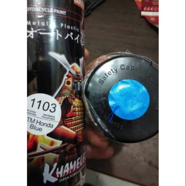 Jual Pilox samurai paint ctm honda blue 1103 / biru metalik | Shopee ...