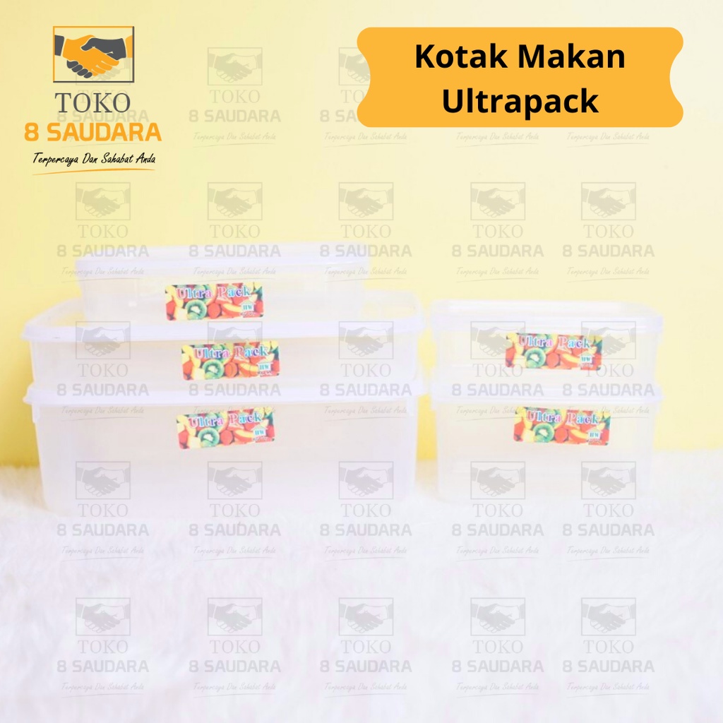 Jual Kotak Makan All Size Food Container Ultrapack Box Container Penyimpanan Thinwall UltraPack ...