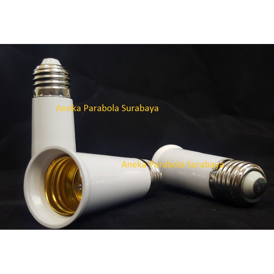 Jual Fitting Lampu Extension For Downlight 95mm E27 Extension Socket ...