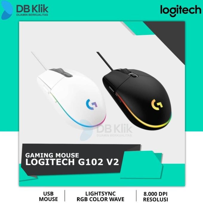 Jual Mouse Gaming Logitech G102 V2 Lightsync Rgb - Logitech G 102 V 2 Rgb | Shopee Indonesia