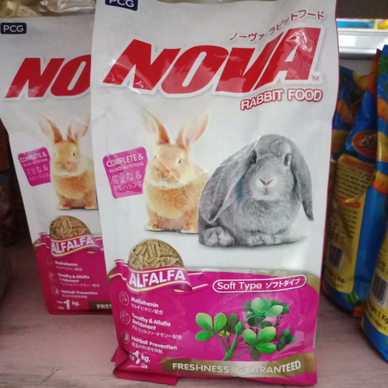 Jual Nova Rabbit Food 1kg | pakan kelinci | Shopee Indonesia