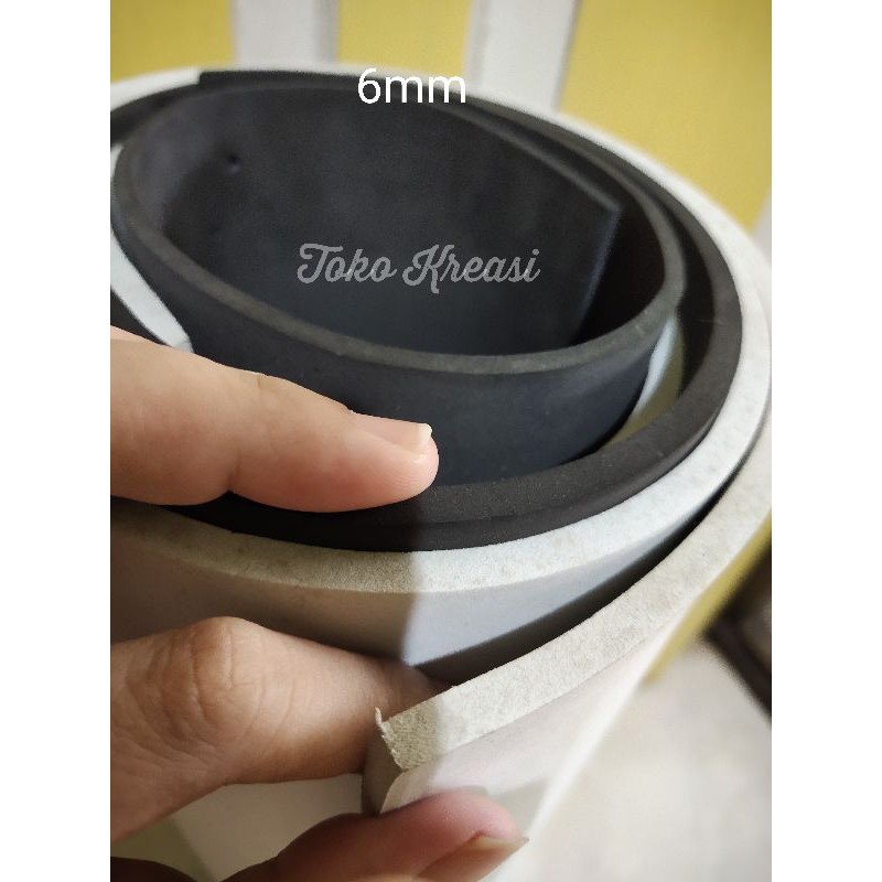 Jual 6mm Busa Ati / Busa spon / Spon karet / Busa Eva Uk 60 x 55cm (Hitam, Putih) | Shopee Indonesia