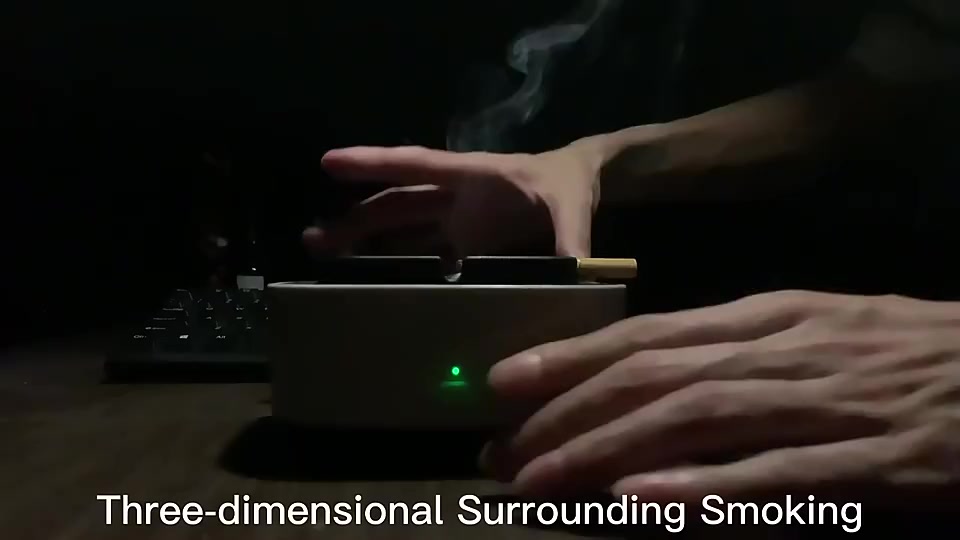 Jual Asbak Rokok Penghisap Asap Pembersih Udara Air Purifier Filter 3v ...