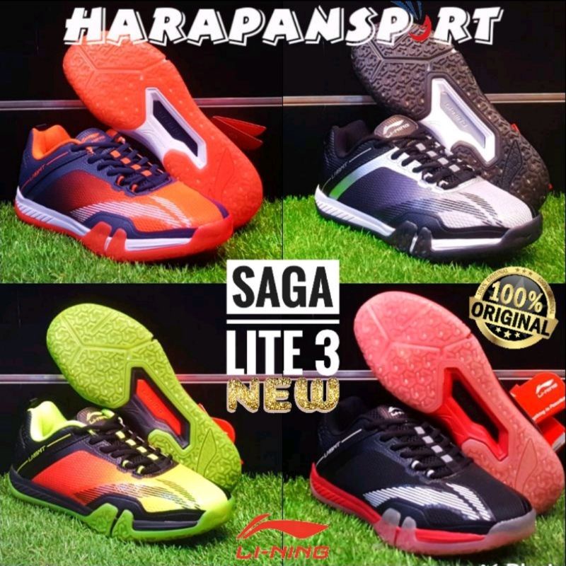 Jual SEPATU LINING BADMINTON SAGA LITE 3 SAGA LITE III / CLOUD ACE ...