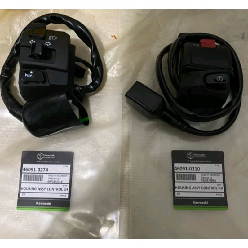 Jual Holder saklar set KLX Dtracker 150 kiri kanan kawasaki Asli Original | Shopee Indonesia