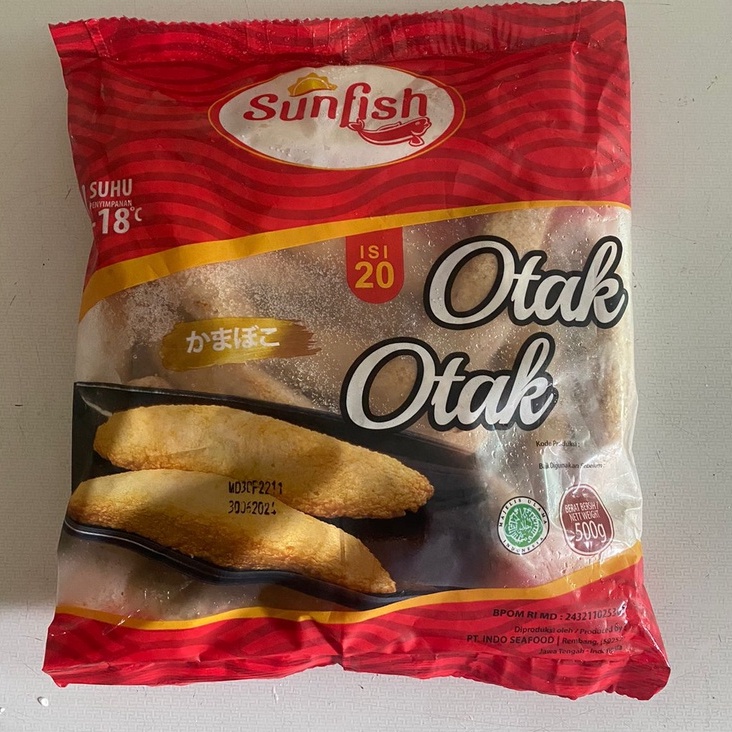 Jual SUNFISH OTAK OTAK LANCIP ISI 20PCS 500GR - FROZEN FOOD / OTAK OTAK ...