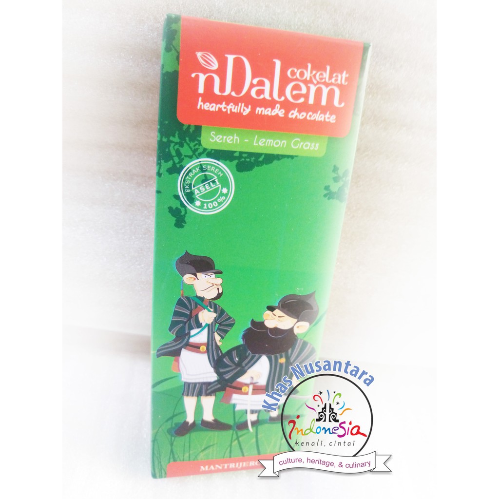 Jual COKeLAT SEREH 50gr Coklat Khas Ndalem Chocolate #tandahati dari ...