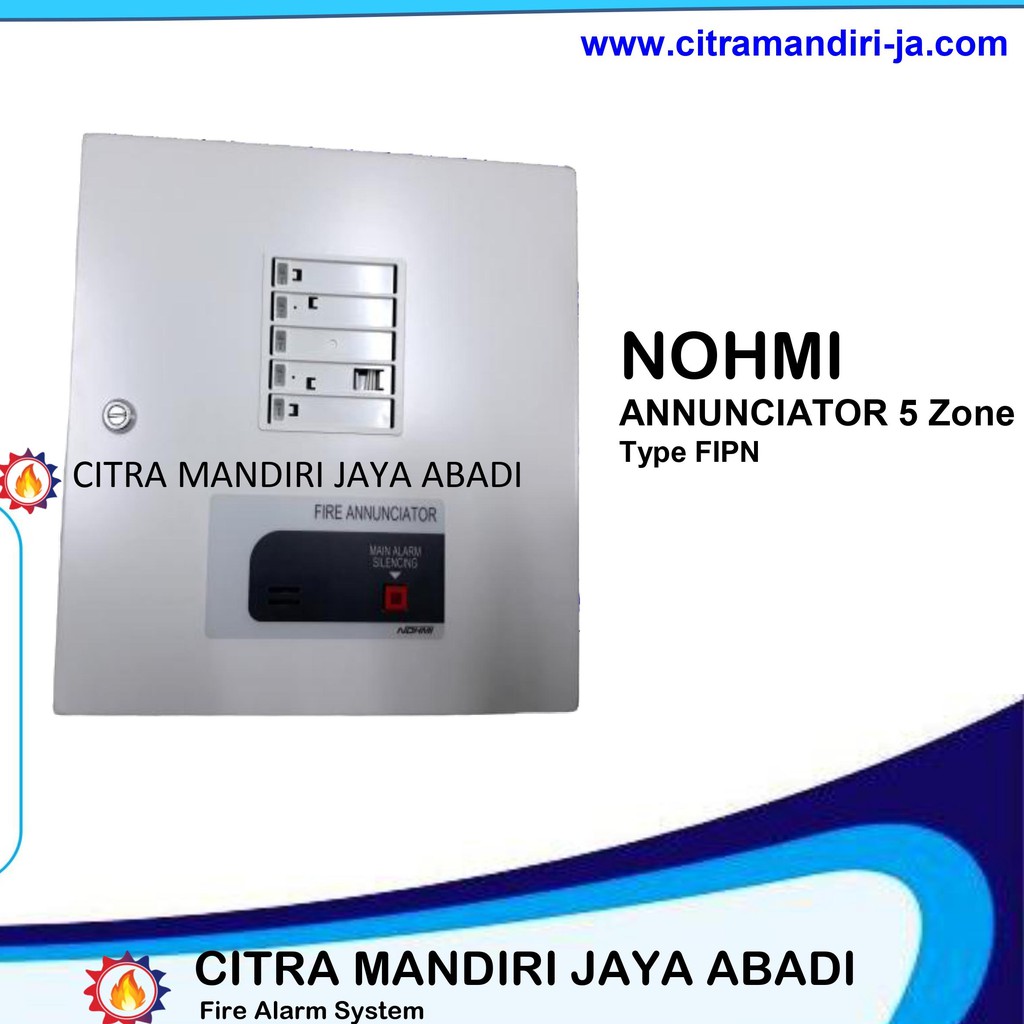 Jual ANNUNCIATOR PANEL FIRE ALARM NOHMI 5 Zone | Shopee Indonesia
